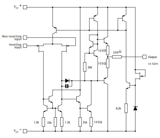 TL074 OP-AMP: Features, Pinout, and Datasheet